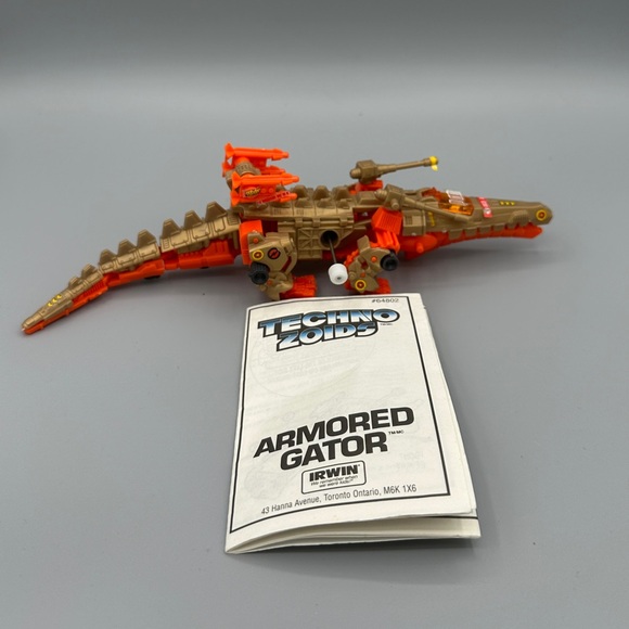 Irwin Toys | Toys | Techno Zoids Armored Gator Motorized Construction ...